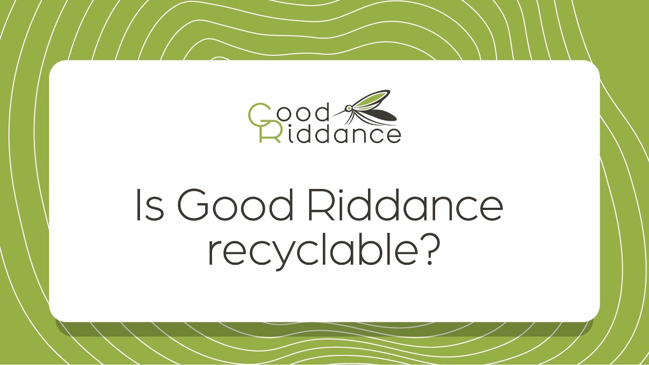 Is Good Riddance recyclable? - YouTube