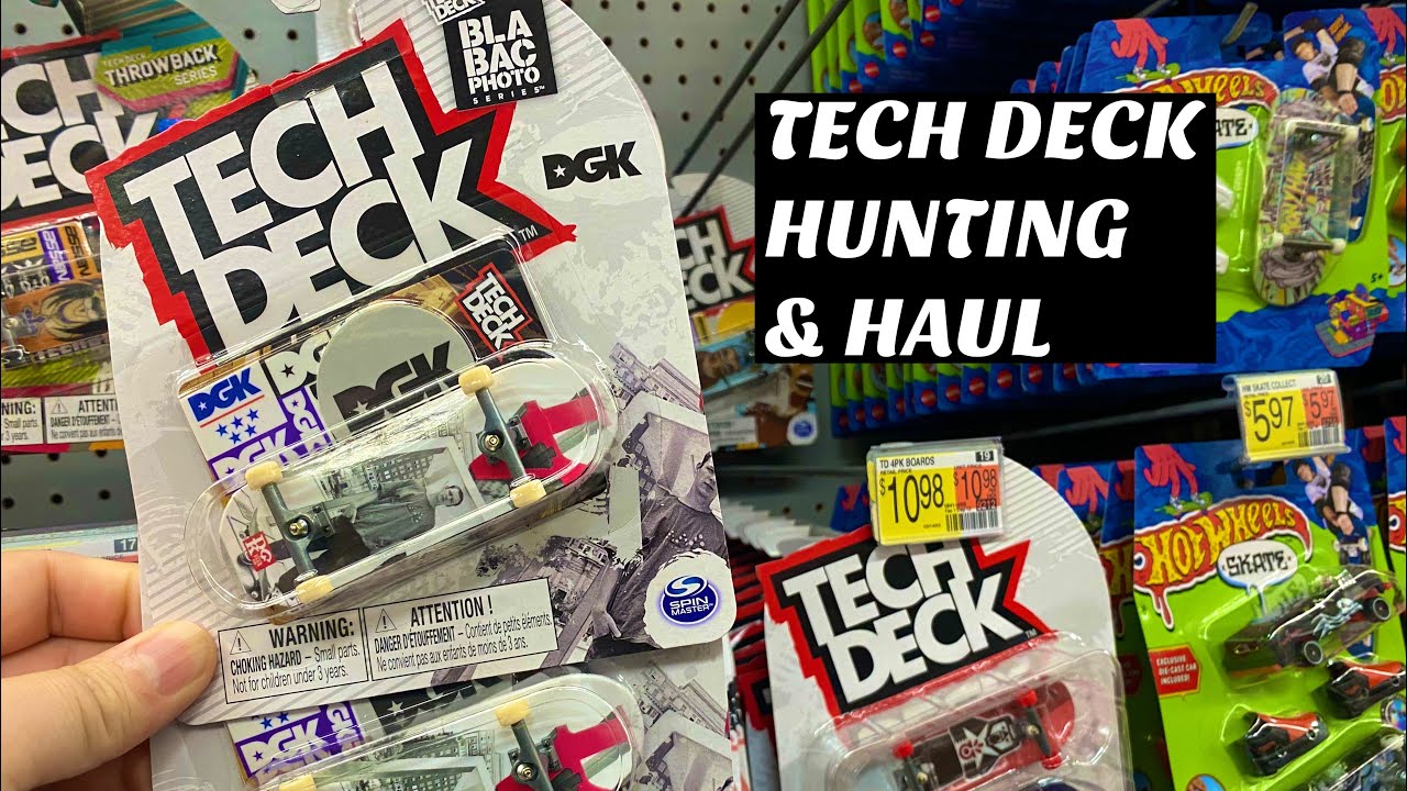 Tech Deck Hunting & Haul | All 4 BLA BAC Photo Series - YouTube