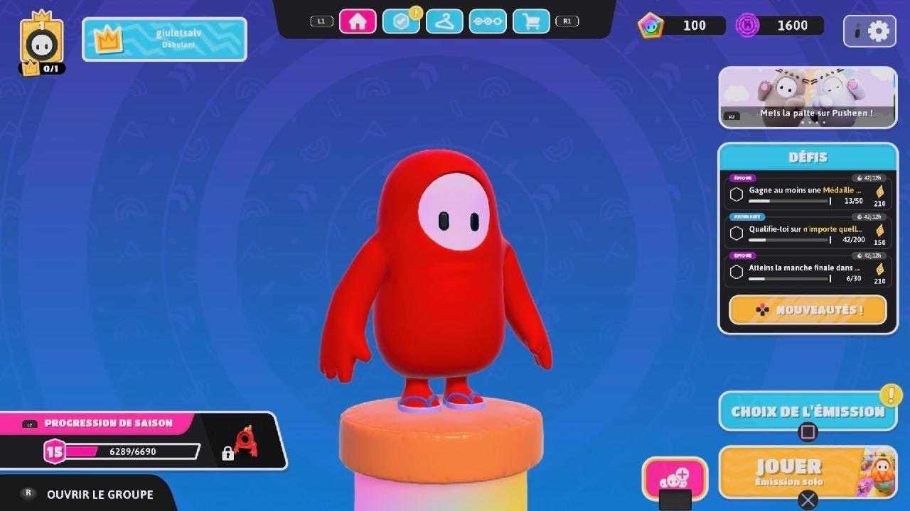 Fall guys TOP 1 - YouTube