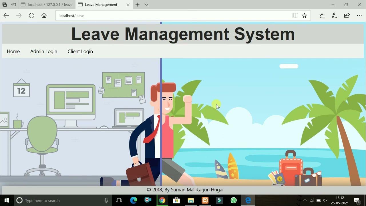 Leave Management System DBMS/WT mini project with source code - YouTube