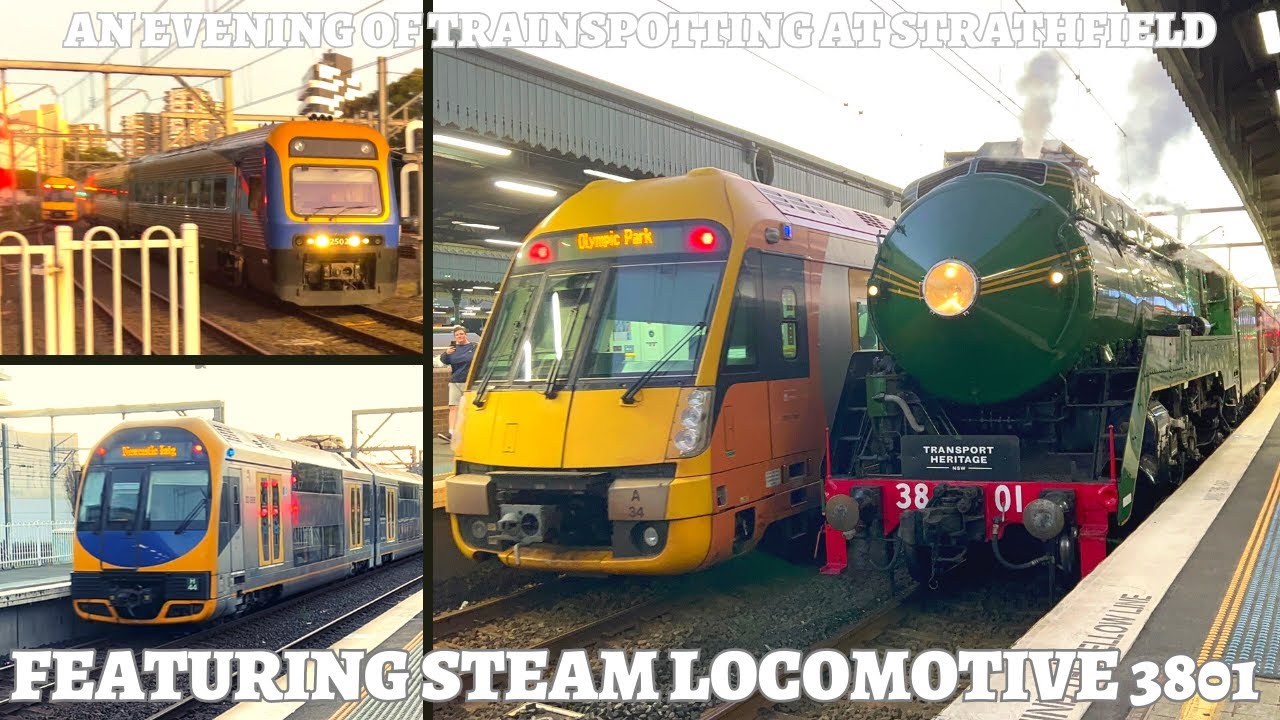 An Evening Of Trainspotting At Strathfield - Featuring Steam Locomotive ...