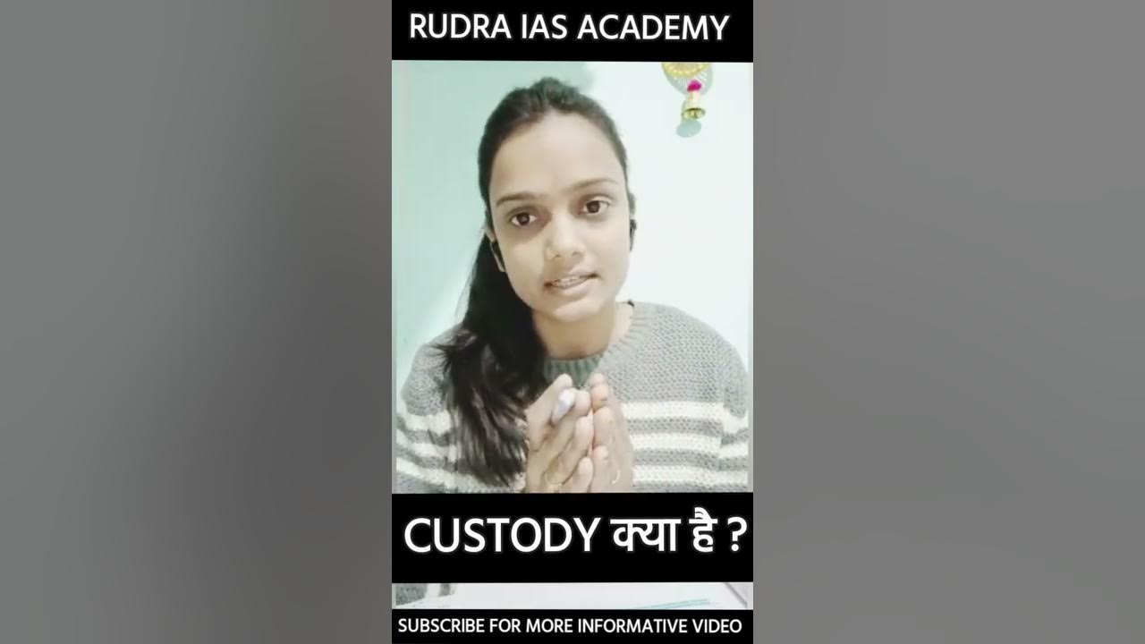 What Is Custody In Crpc By Abha Ma am legalnews law legaladvice YouTube what-is-custody-in-crpc-by-abha-ma-am-legalnews-law-legaladvice-youtube