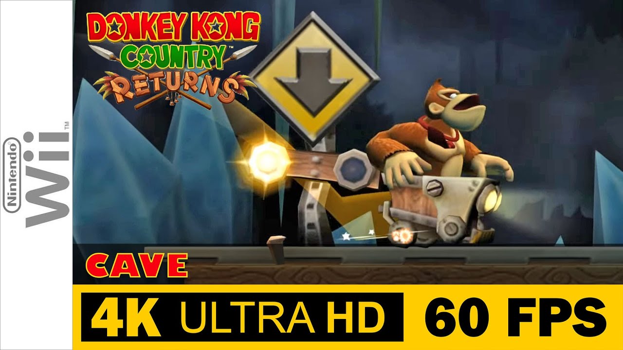 CAVE | Donkey Kong Country Returns | Walkthrough, No Commentary, Wii ...