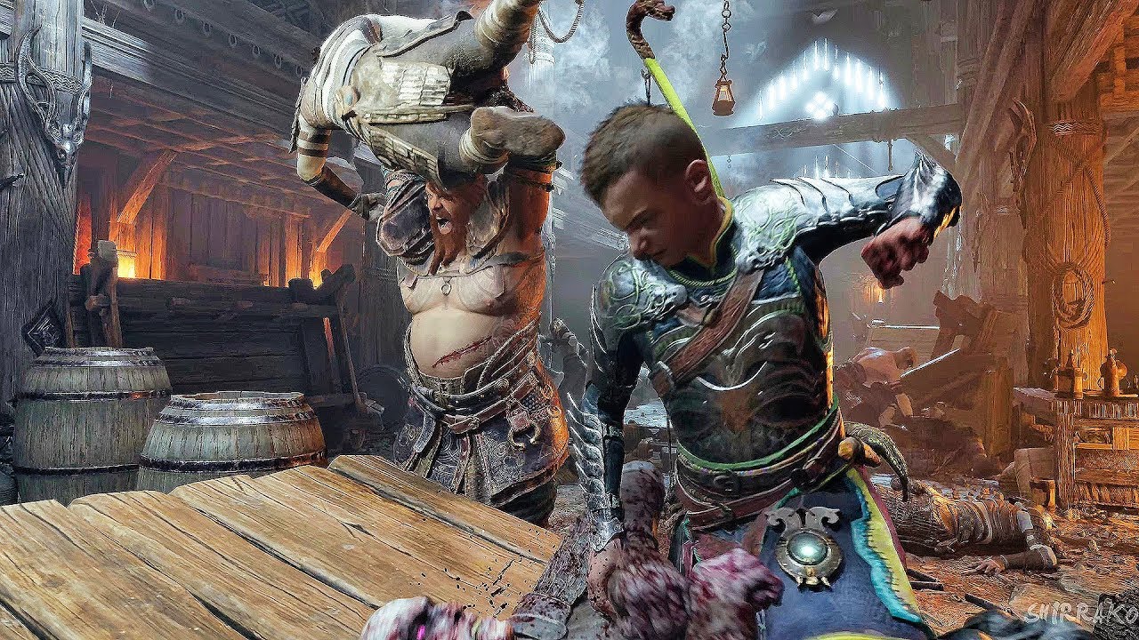 God of War Ragnarök Loki se reencuentra con Thor - YouTube