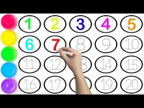 1to20 Counting, 1234,ginti,counting,1 se 100,ginti 1234,ginti hindi m ...