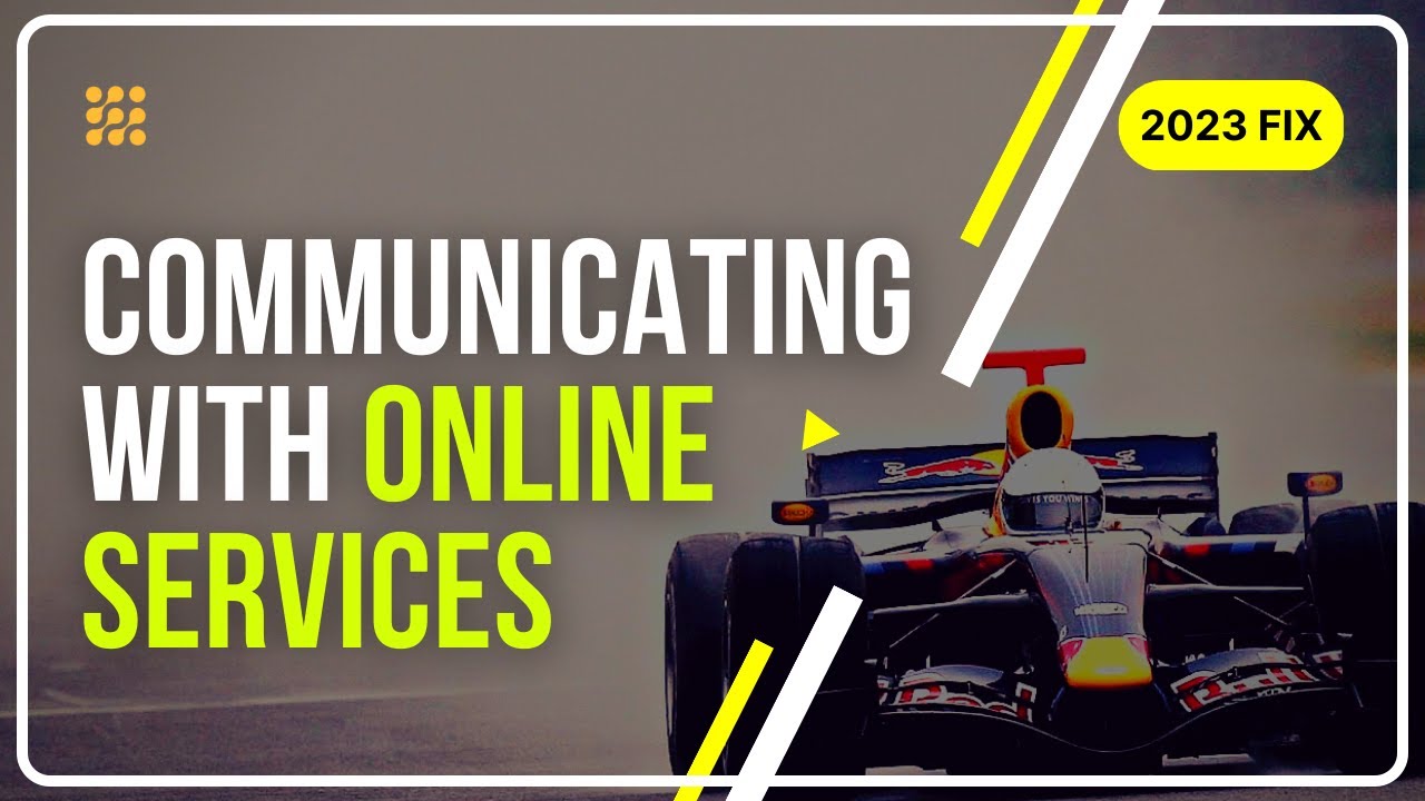 How To FIX F1 22 Communicating With Online Services Error | FORMULA 1 ...