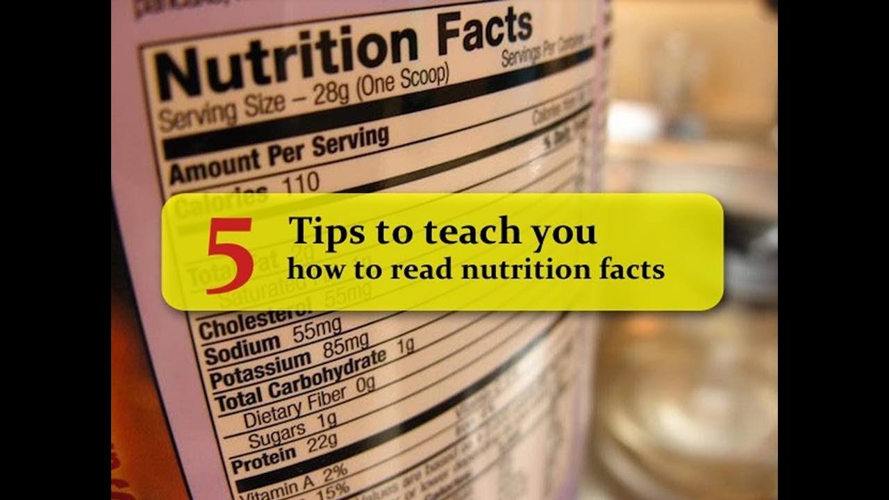How to read nutrition labels | 5 tips to read labels on packaged food ...