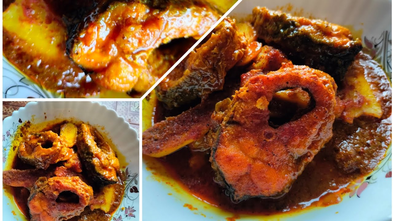 `রুই মাছ` আলু দিয়ে ভুনা। Rui mas alu diye vuna। subscribe। views - YouTube