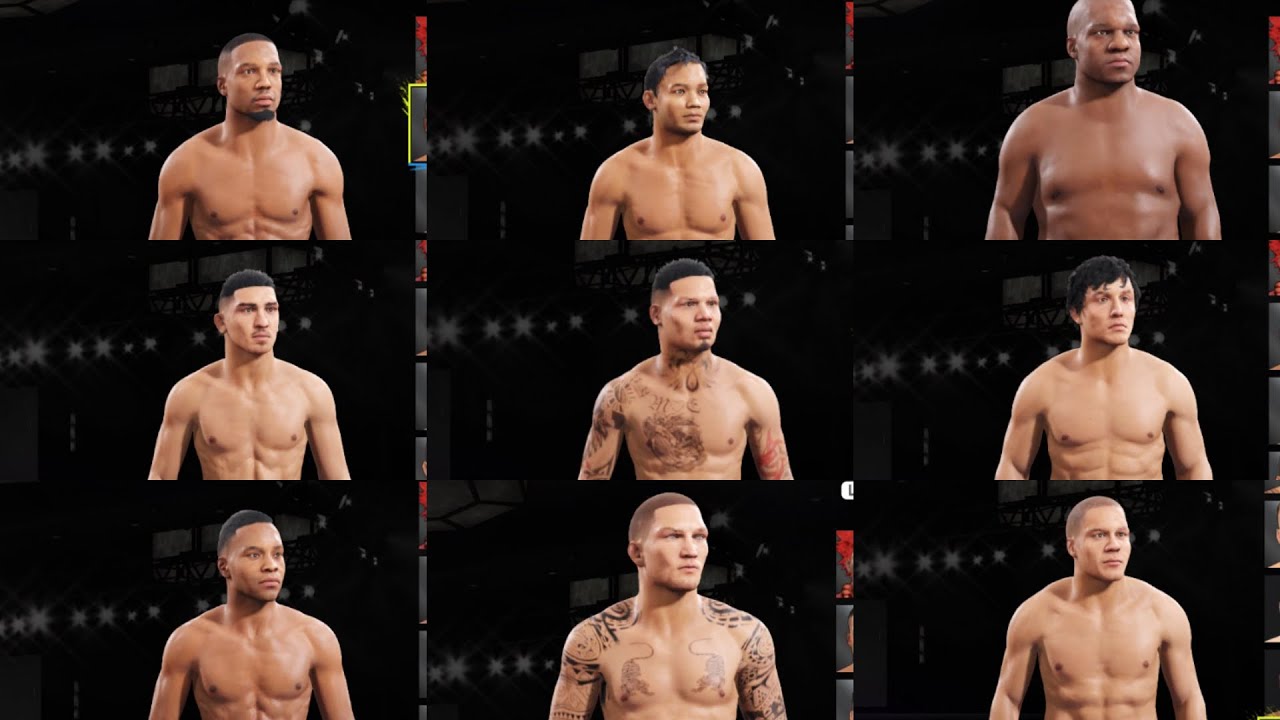 Upcoming Create A Fighters (EA UFC 4 CAF Formulas by Aydin) - YouTube