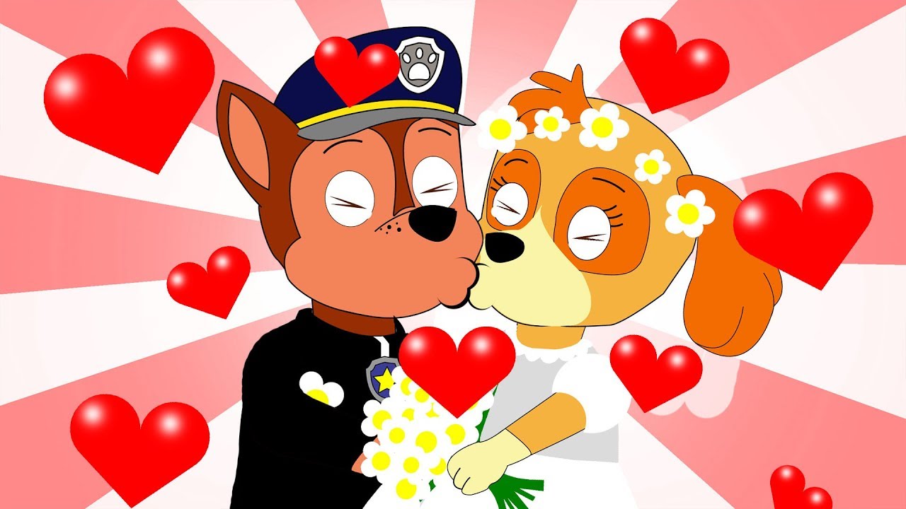 Paw Patrol Wedding Funny Story New Episodes! Finger Family Nursery ...