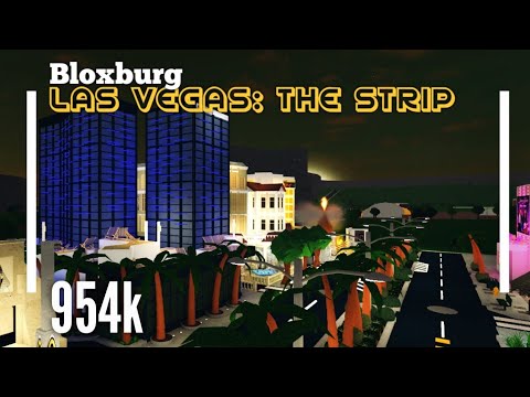Las Vegas: The Strip SpeedBuild Collab w/ Aruesx | ROBLOX Bloxburg ...