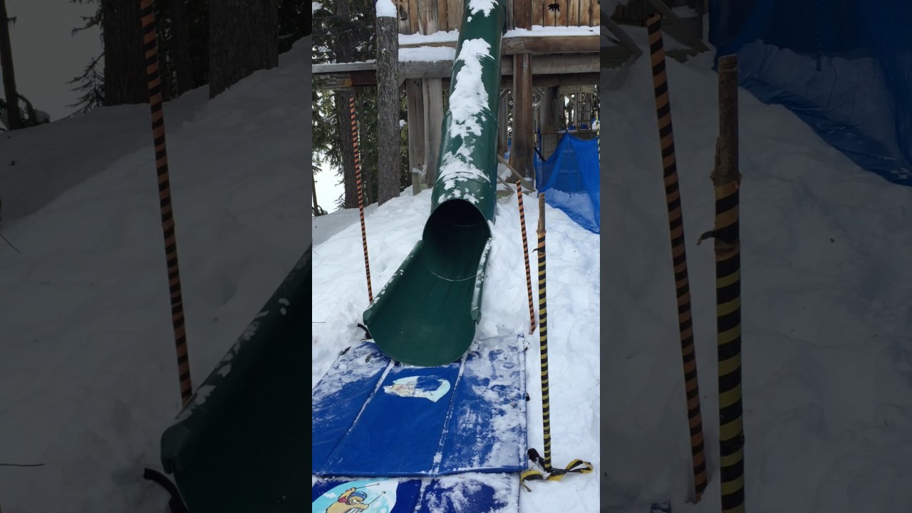 Tree Fort Slide Whistler Jan 17 - YouTube