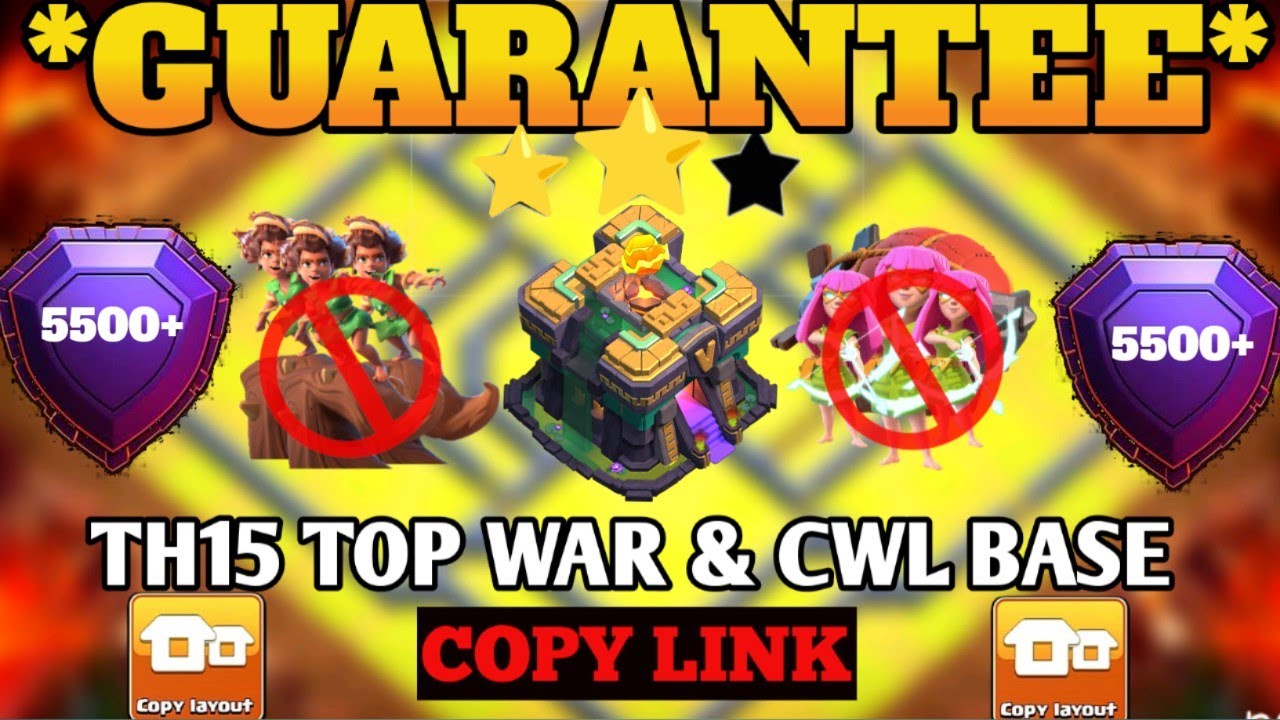 TOP 15 BEST TH14 WAR BASE WITH LINK || TH14 WAR / CWL BASE ANTI ...