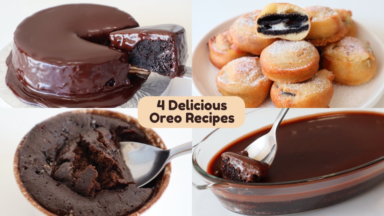 4 Easy Oreo Recipes | Quick & Easy Oreo Desserts | Fried Oreos, Oreo Mug Cake, Oreo Chocolate ...
