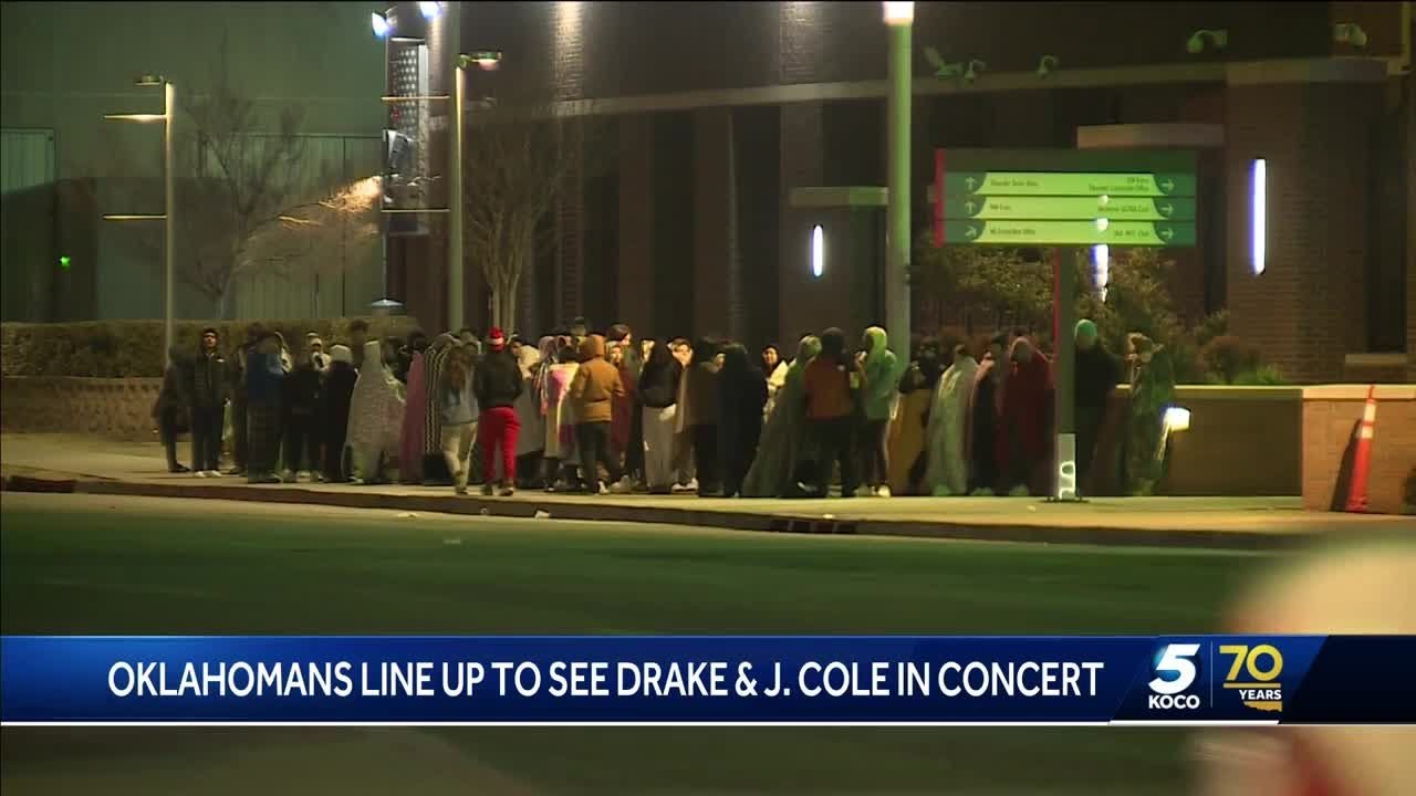 Oklahomans line up hours ahead of second Drake, J. Cole concert in OKC ...