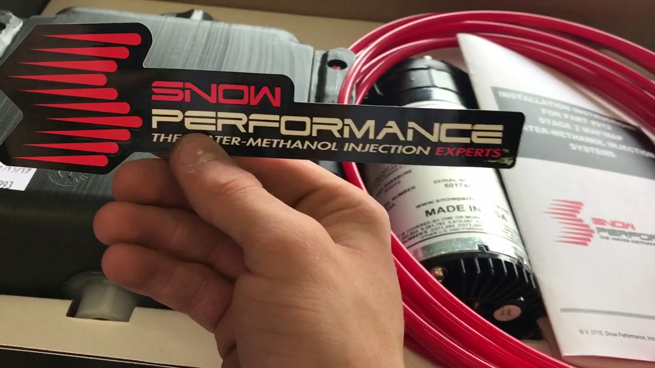 METH!!! Snow performance stage 2 water-methanol injection kit unboxing ...