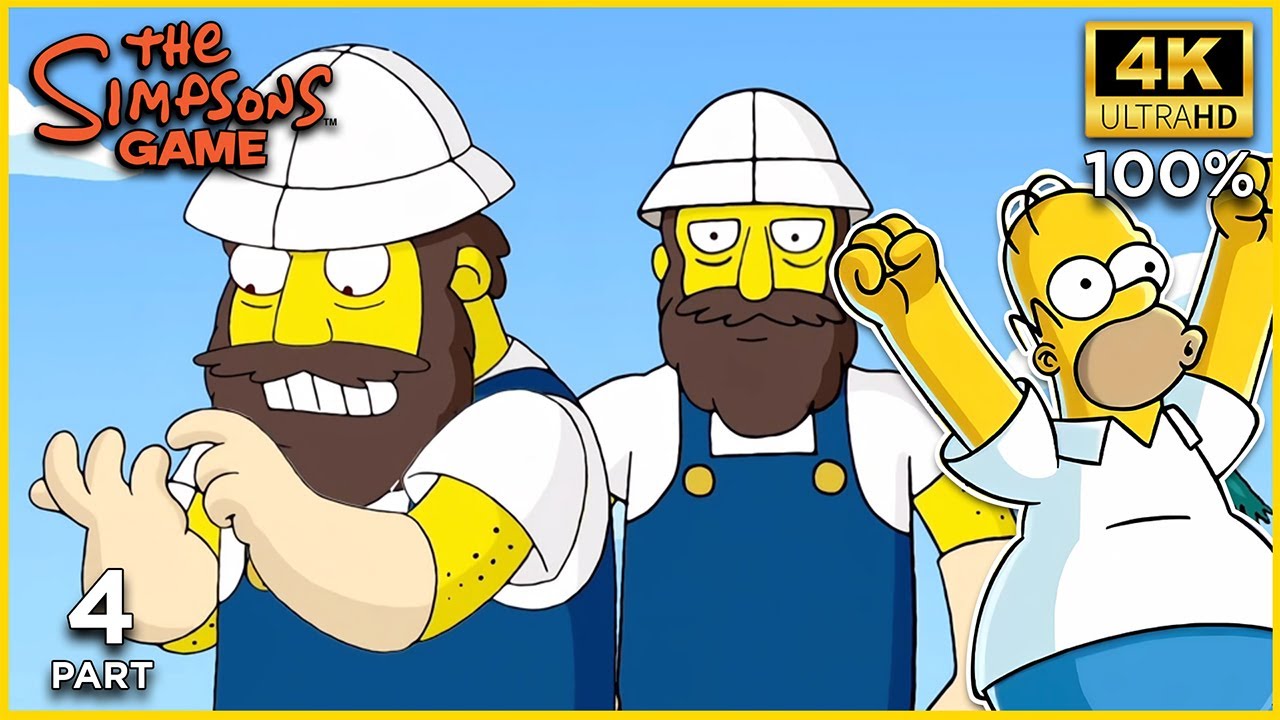 The Simpsons Game (PS3) 4KHD | Part 4: Lisa the Tree Hugger | 100% ...