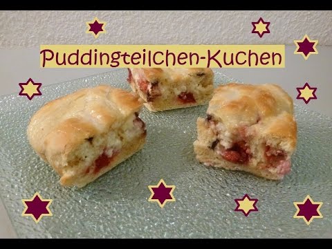 Puddingteilchen-Kuchen mit Himbeeren und Schokotropfen! - YouTube