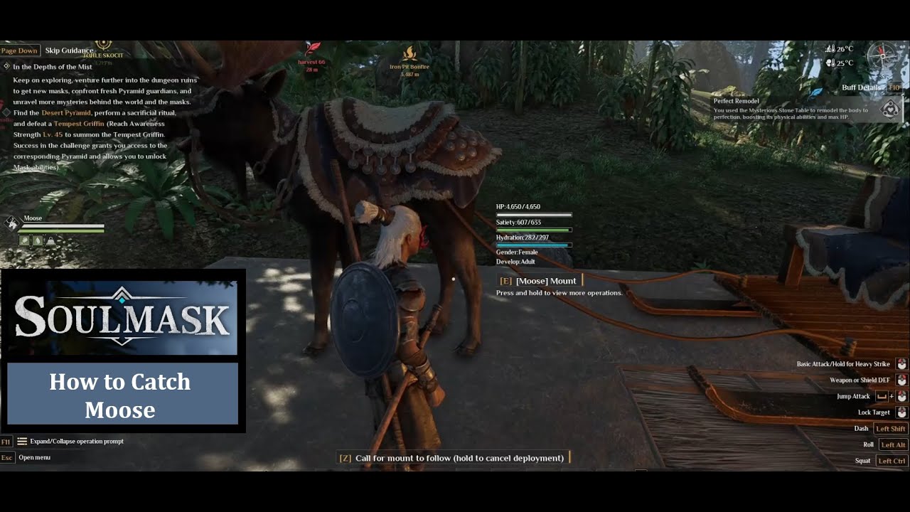 SOULMASK CZ | Jak chytit Losa | How to Catch Moose | Moose Saddle ...