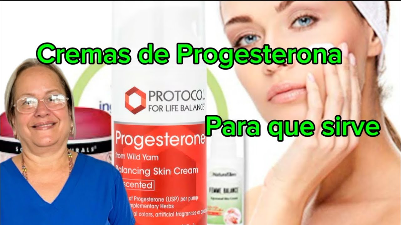 Crema de progesterona. Para que sirve. - YouTube