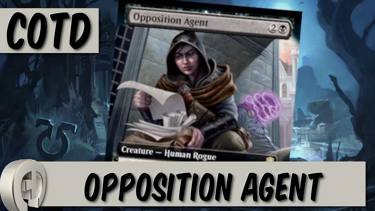 MTG Card of the Day: Opposition Agent (Discussion) - YouTube