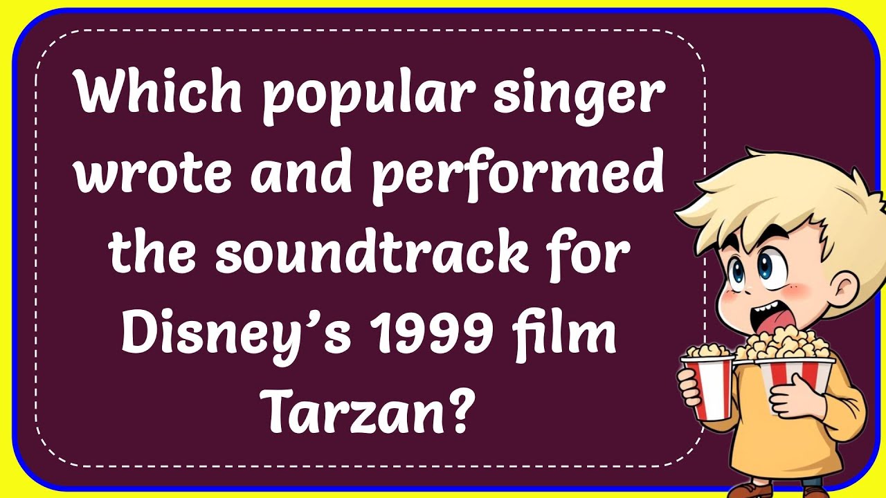 Which popular singer wrote and performed the soundtrack for Disney’s ...