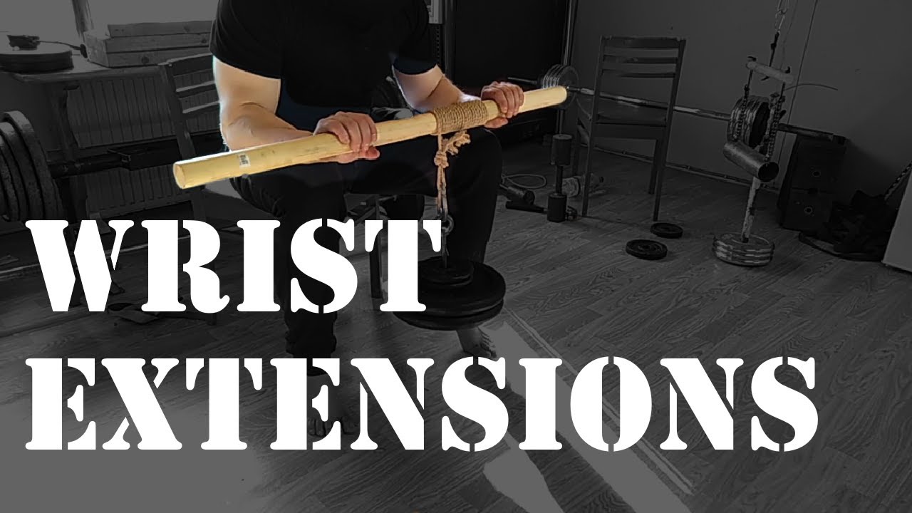 Wrist extensor training - YouTube
