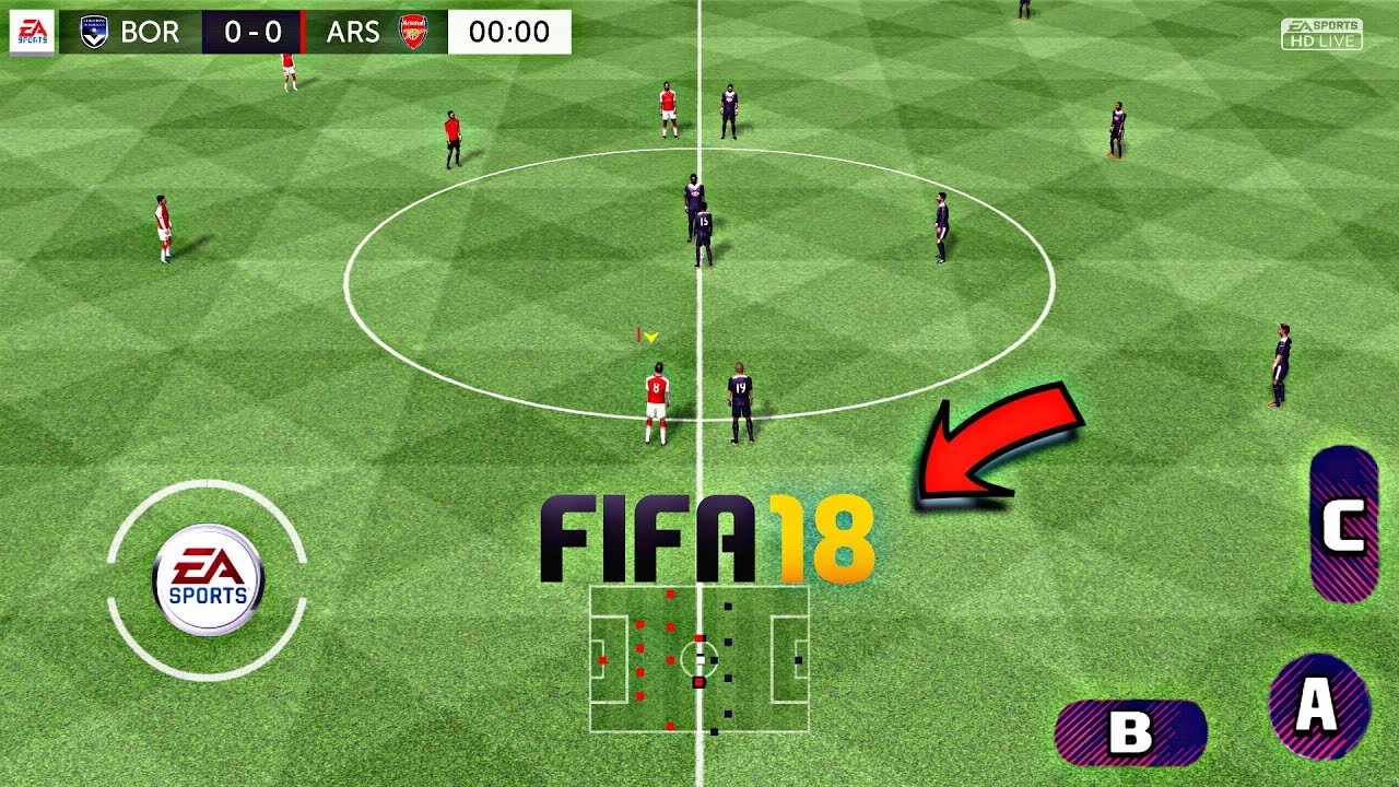 تحميل لعبة FTS 18 MOD FIFA 18 + GRAPHICS للاندرويد بحجم 300MB اوفلاين ...