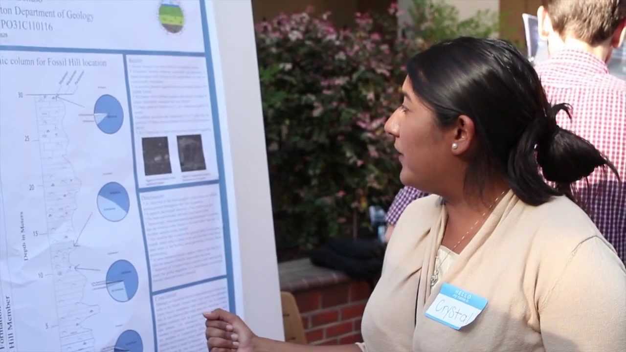 SCIENCED! - Poster Time at CSUF Geology Research Day - YouTube
