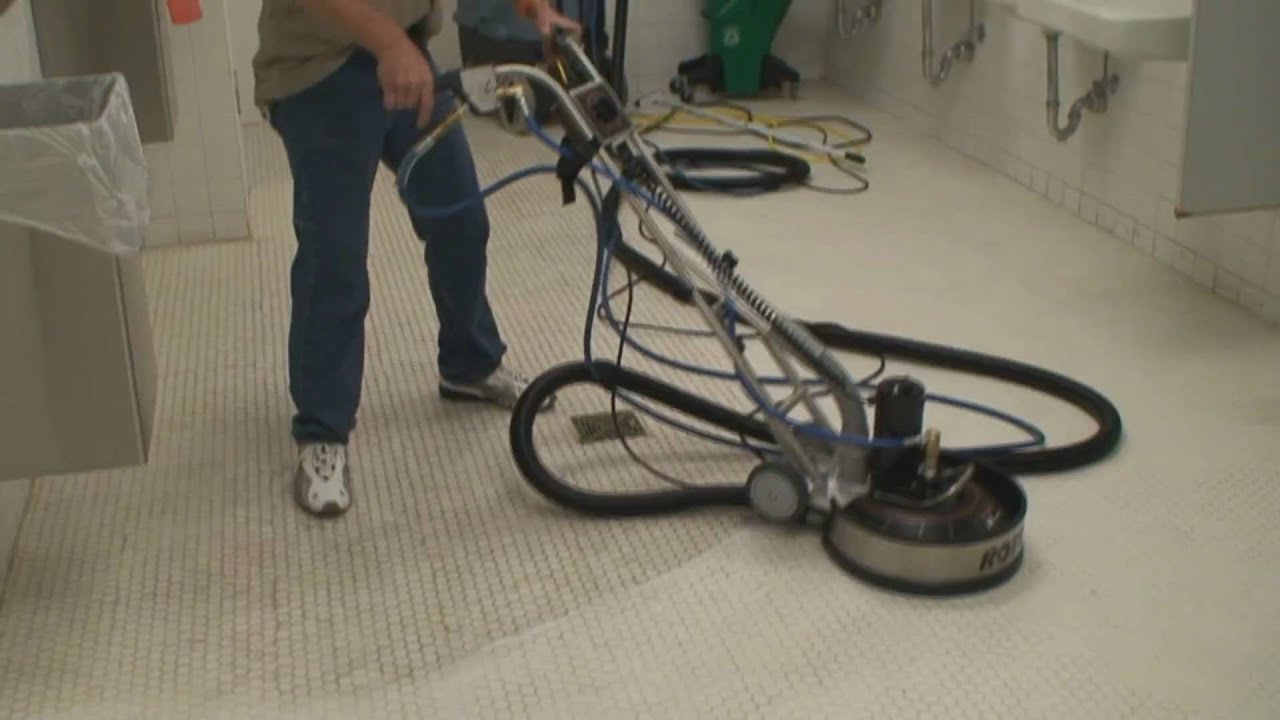 Absolute Cleaning Rotovac Tile and Grout Cleaning.wmv - YouTube