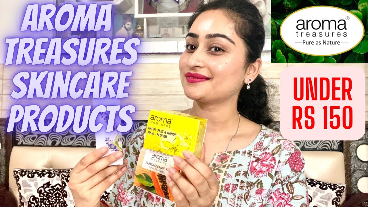 **NEW** Aroma treasures skincare products || facial kit || mani-pedi ...