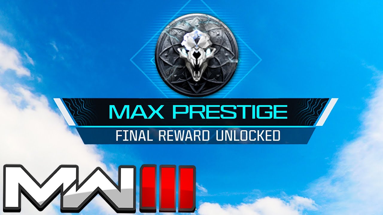 The MAX PRESTIGE Reward in MW3 - YouTube