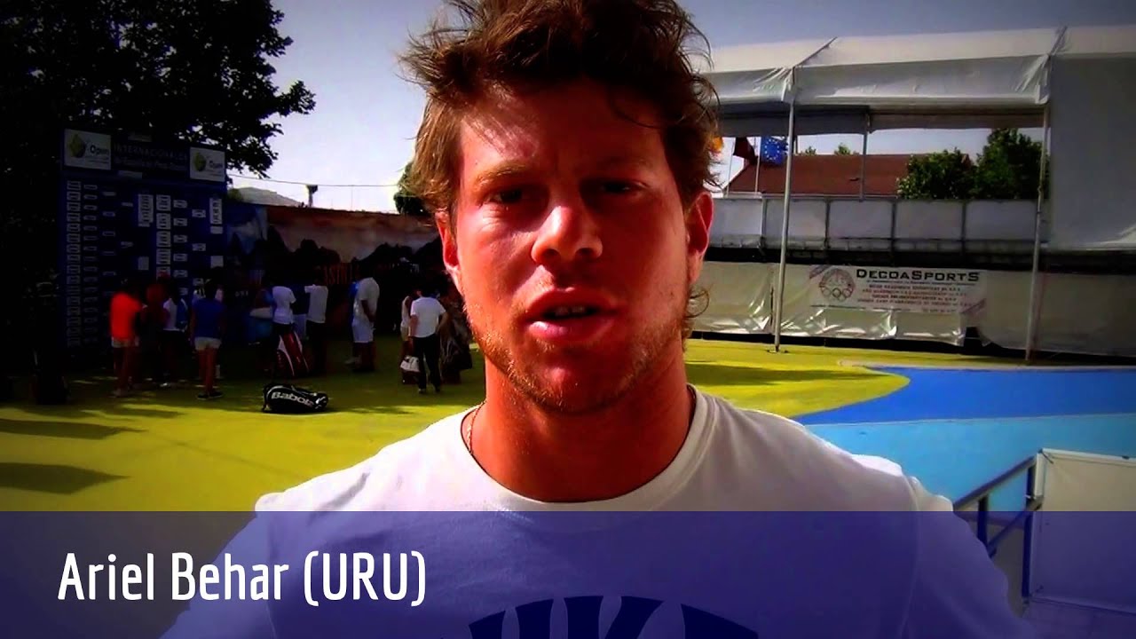ATP Challenger Segovia, 2013 - interview with Ariel Behar - YouTube