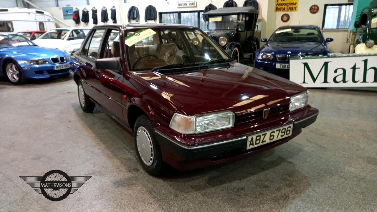 1987 ROVER 213 S | MATHEWSONS CLASSIC CARS | 20 & 21 MARCH 2024 - YouTube