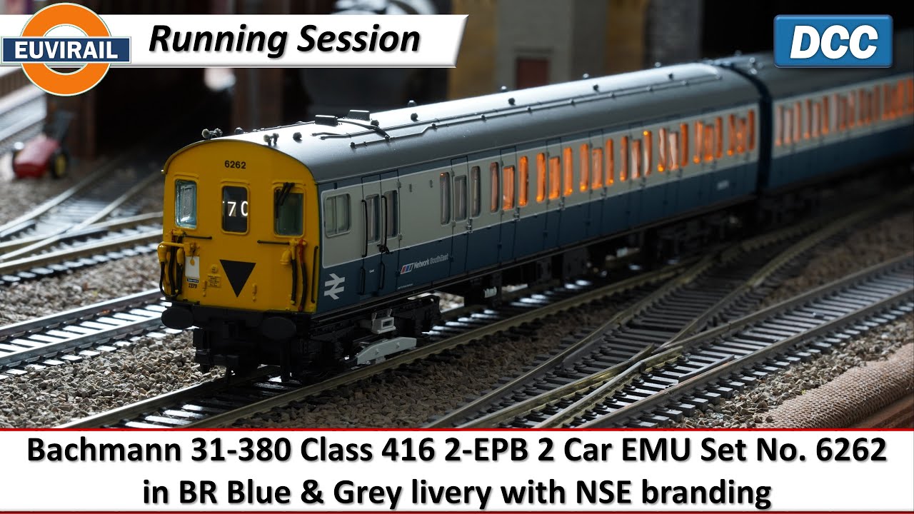 Bachmann 31-380 Class 416 2-EPB 2 Car EMU Set No. 6262 in BR Blue ...