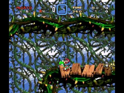 Super Mario World - Test Brambles Blast ExGFX - YouTube