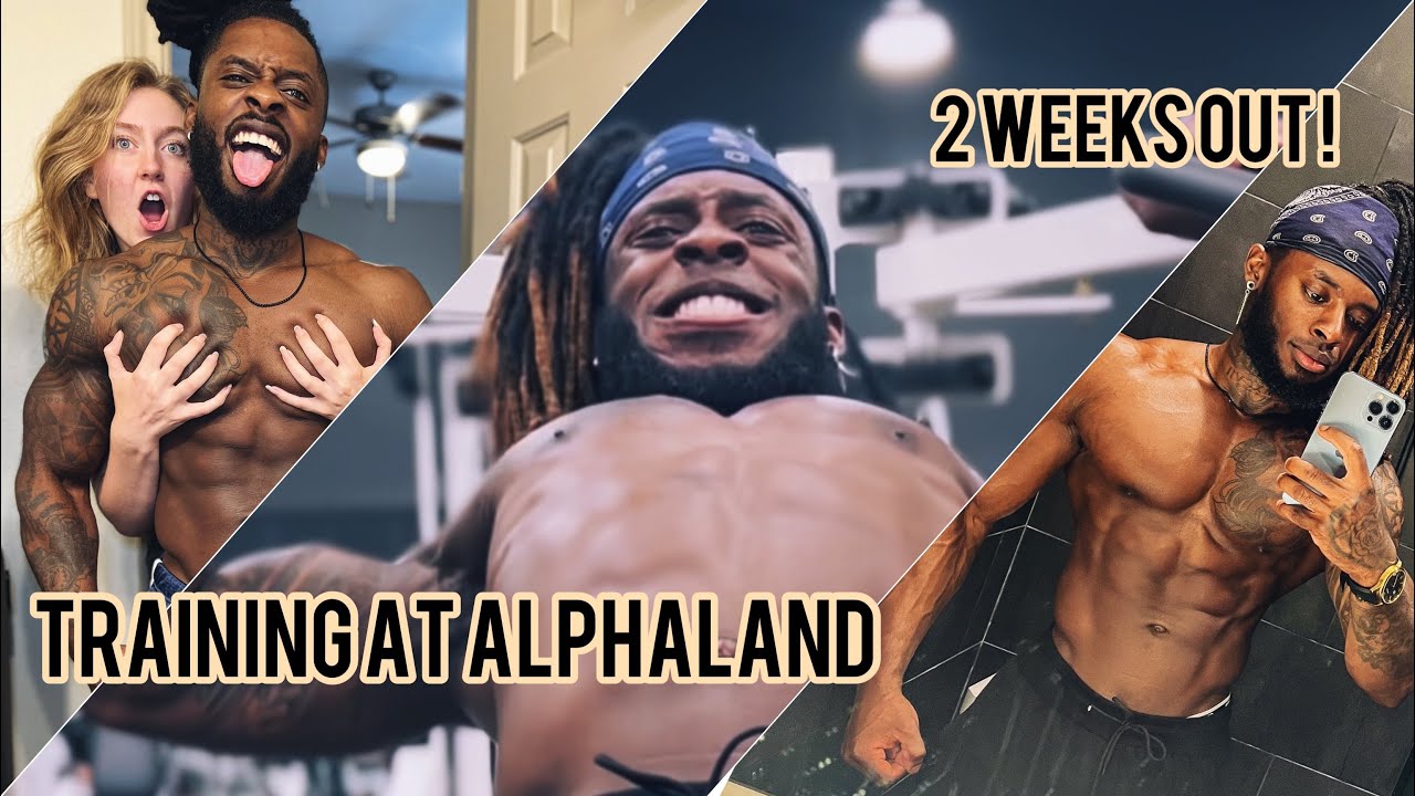 DAY IN THE LIFE OF A BODYBUILDER | ALPHALAND WORKOUT | 2 WEEKS OUT ...
