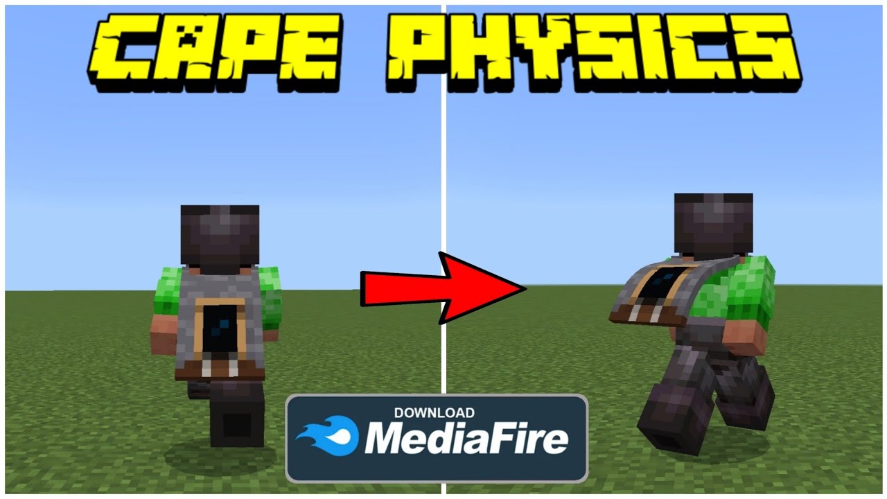 Cape Physics Texture Pack for Minecraft Pocket Edition 1.21+!! Cape ...