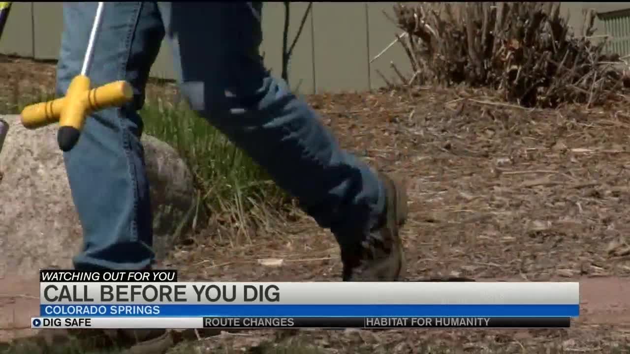 Reminder: call before you dig! - YouTube