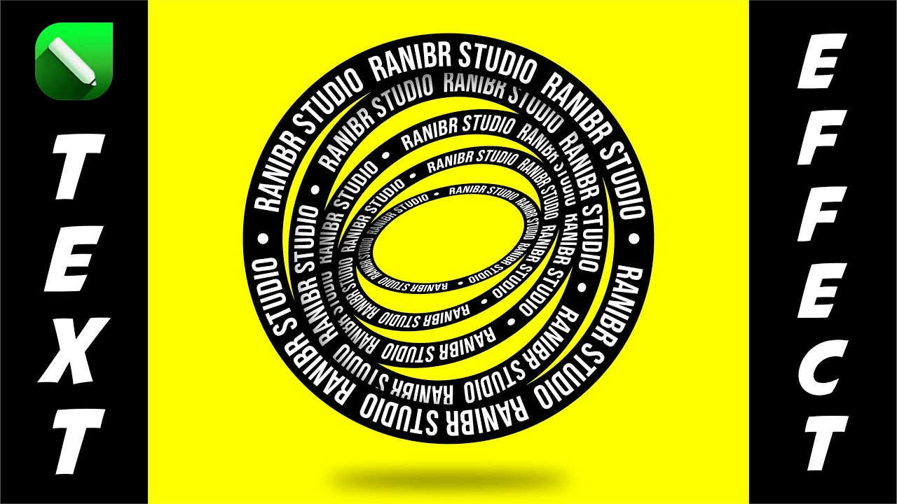 🔥 Create Unique 3D circle text design in coreldraw | STEP BY STEP 🔥 ...