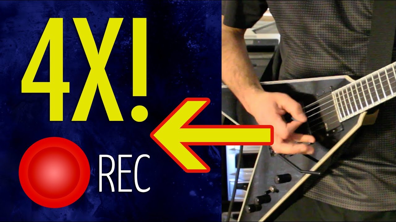 Metal Player? You MUST Record Your Guitar FOUR times - YouTube