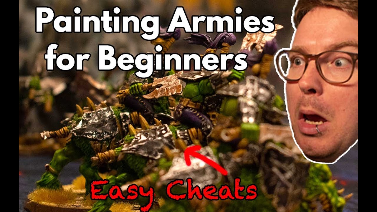 How to: Painting Armies for Beginners (and Finish Them) - YouTube