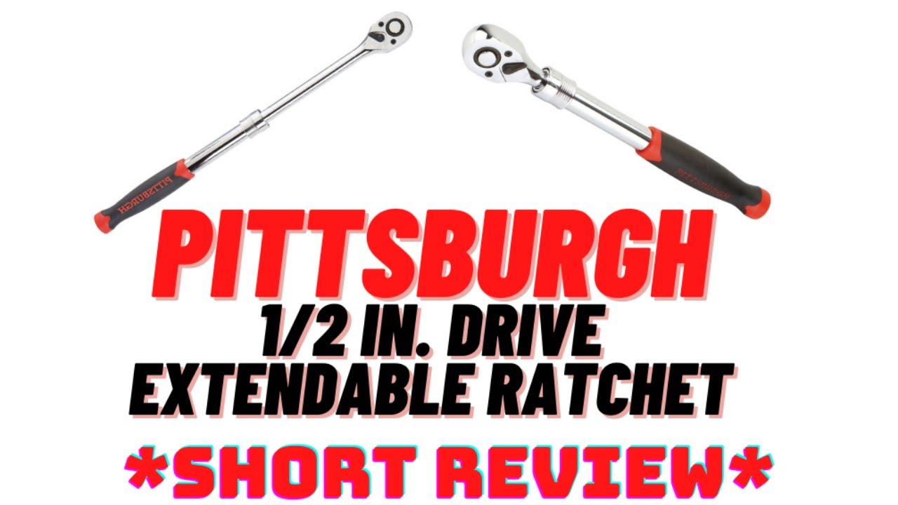 Pittsburgh 1/2 In. Drive Extendable Ratchet *Short Review* #Shorts ...