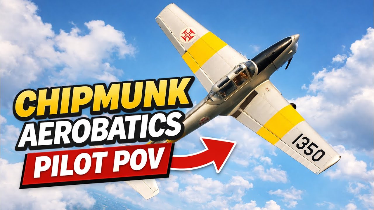 Chipmunk Point of View Aerobatics - Full Narration - YouTube