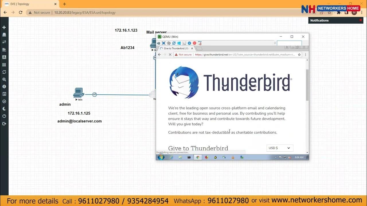 Email Protocols in Action: Set Up a Mail Server & Clients (Part 2) | CCIE Training # ...