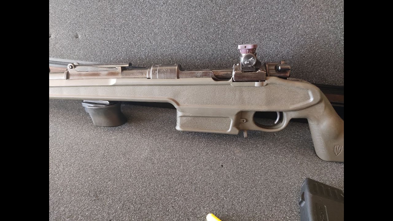 Mauser kar98k de 1945 Custom para precisión, lo probamos - YouTube