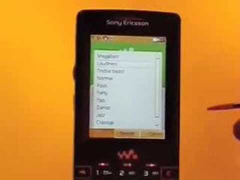 Sony Ericsson W950 Walkman Preview - YouTube