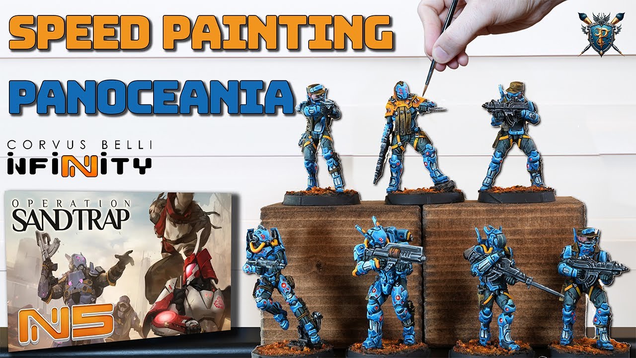 Speed Painting Infinity Pan Oceania | Operation Sandtrap - YouTube
