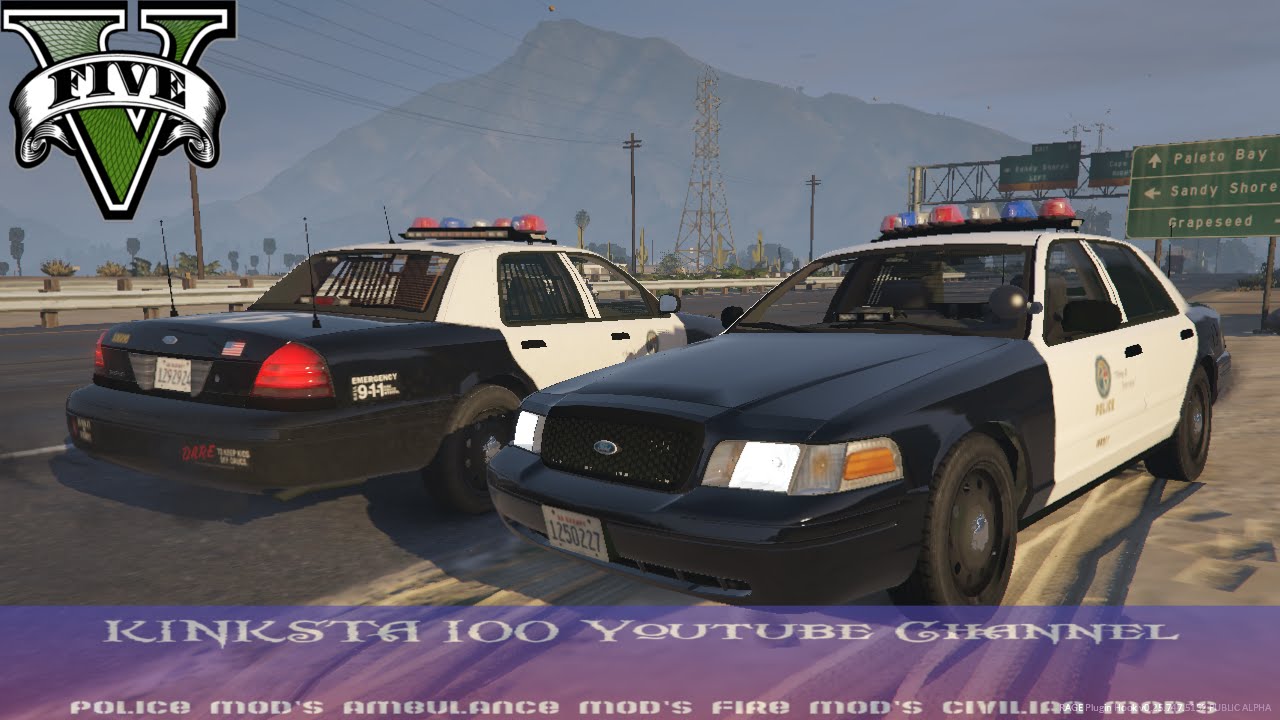 GtaV Police Crown Victoria Mods WIP - YouTube