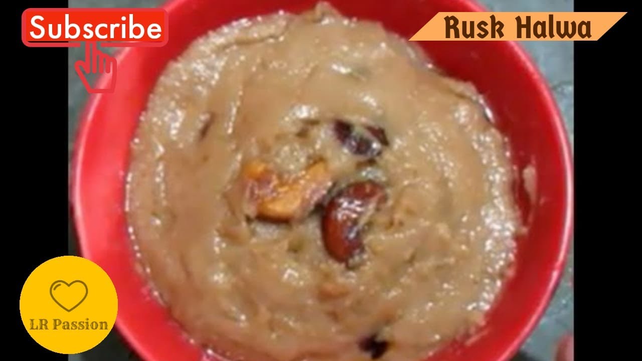 Rusk Halwa | Quick Make Halwa - YouTube